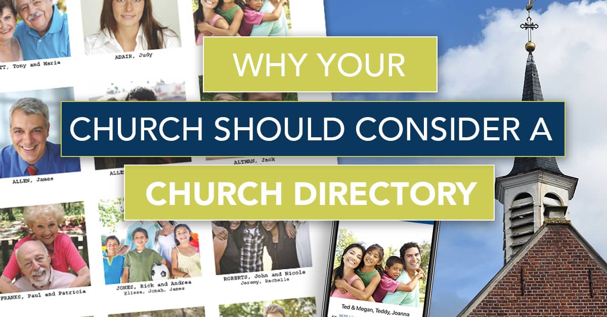Consider a church directory | Instant Church Directory Blog