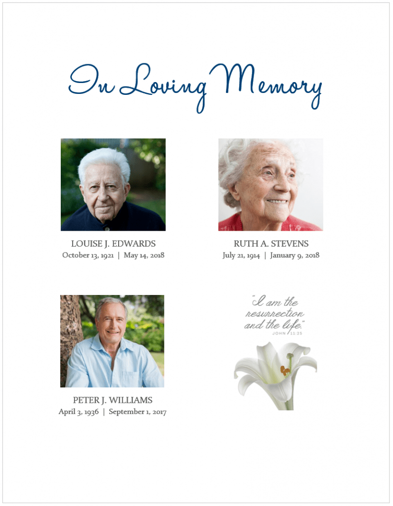 Ways to Honor the Deceased in Your Church Directory - Instant Church ...