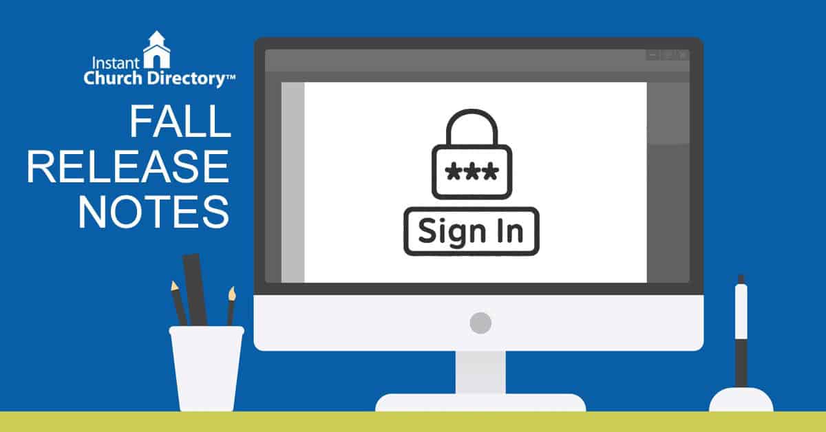 Fall 2025 Updates for Instant Church Directory