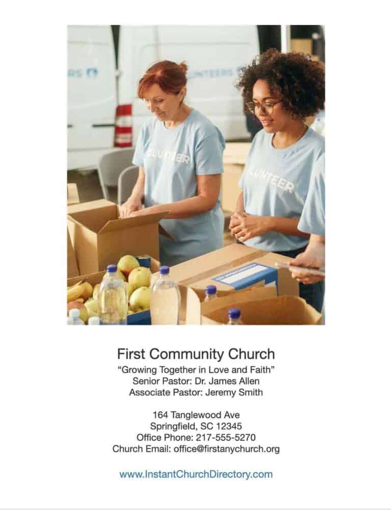 Church Directory Cover Ideas for Your Photo Directory