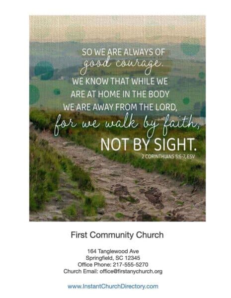 Church Directory Cover Ideas for Your Photo Directory